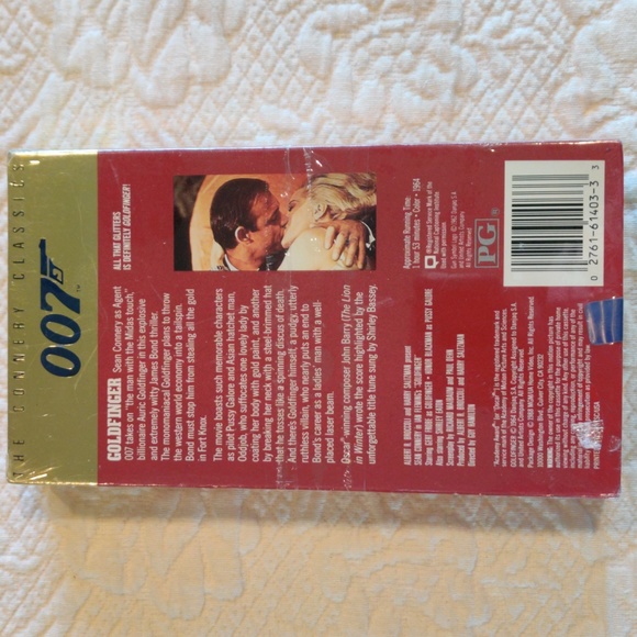 MGM | Media | 07 Goldfinger Vintage New Unopened 988 Vhs Movie Tape | Poshmark